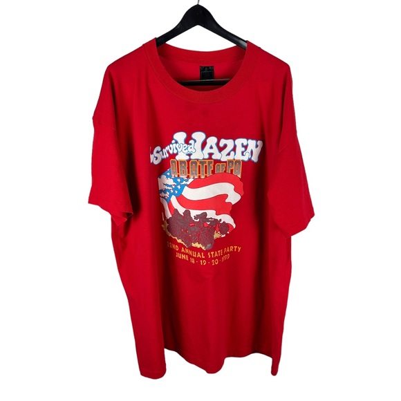 Shirts | Vintage 9s I Survived Hazen Abate Single Stitch Bike Week ...